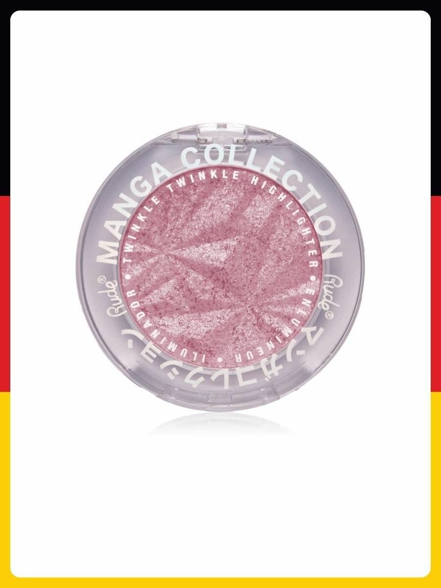 Хайлайтер Rude Manga Collection Twinkle Twinkle Highlighter Brightening Compact Powder Sawa-Chan's Heart, 4 г