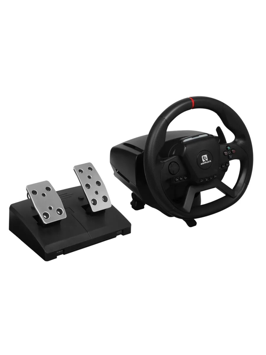 Игровой руль Artplays V-1500 Force Feedback для PC, Xbox One X/S. PlayStation 4
