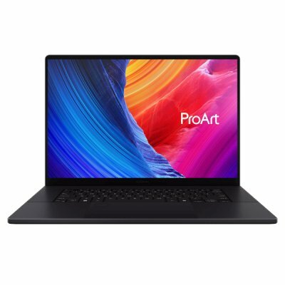 Ноутбук ProArt P16 OLED H7606WW-SE009X 90NB17F1-M00250 AMD Ryzen AI 9 HX 370, 2.0 GHz - 5.1 GHz, 64 Gb, 16.0" UHD+ 3840x2400, 2000 Gb SSD, DVD нет, nVidia GeForce RTX 5080 16384 Mb, Windows 11 Professional, черный, 1.95 кг, 90NB17F1-M00250