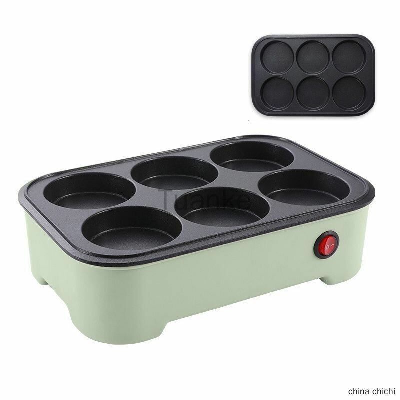 Электросковорода секционная для приготовления оладий, яичницы, завтрака с ячейками, электрическая сковорода, для гриль, жарки