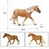 Фигурка лошади HRDELAO, 14х8х4 см, horse toy