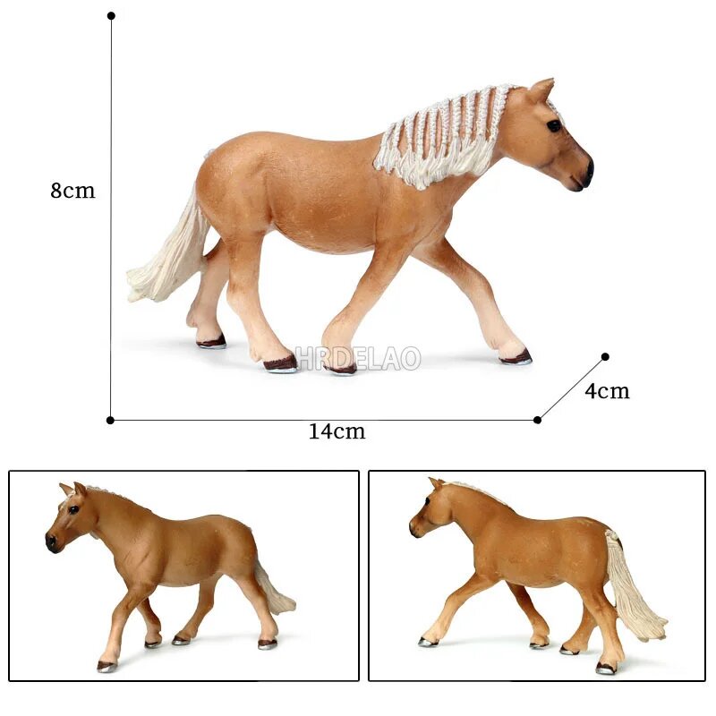 Фигурка лошади HRDELAO, 14х8х4 см, horse toy