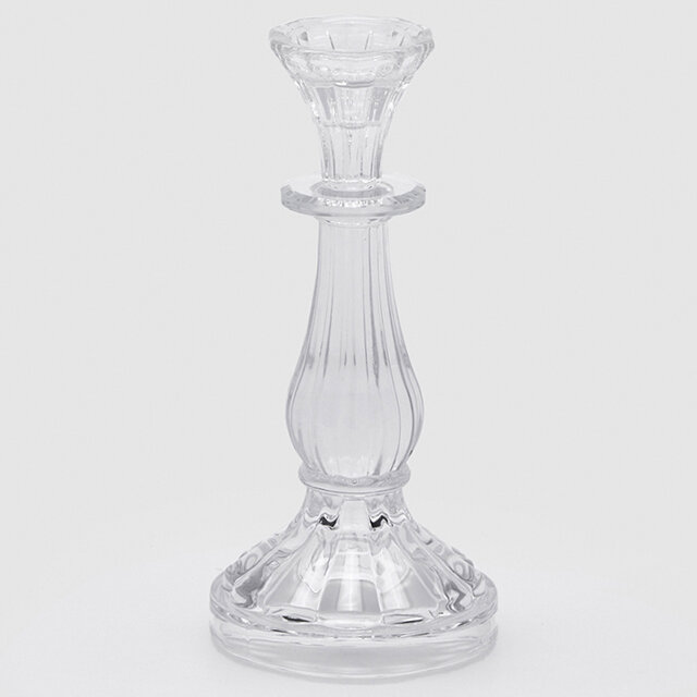 Декоративный подсвечник-канделябр на 1 свечу Cristallerie 21 см, EDG, 4400061A000