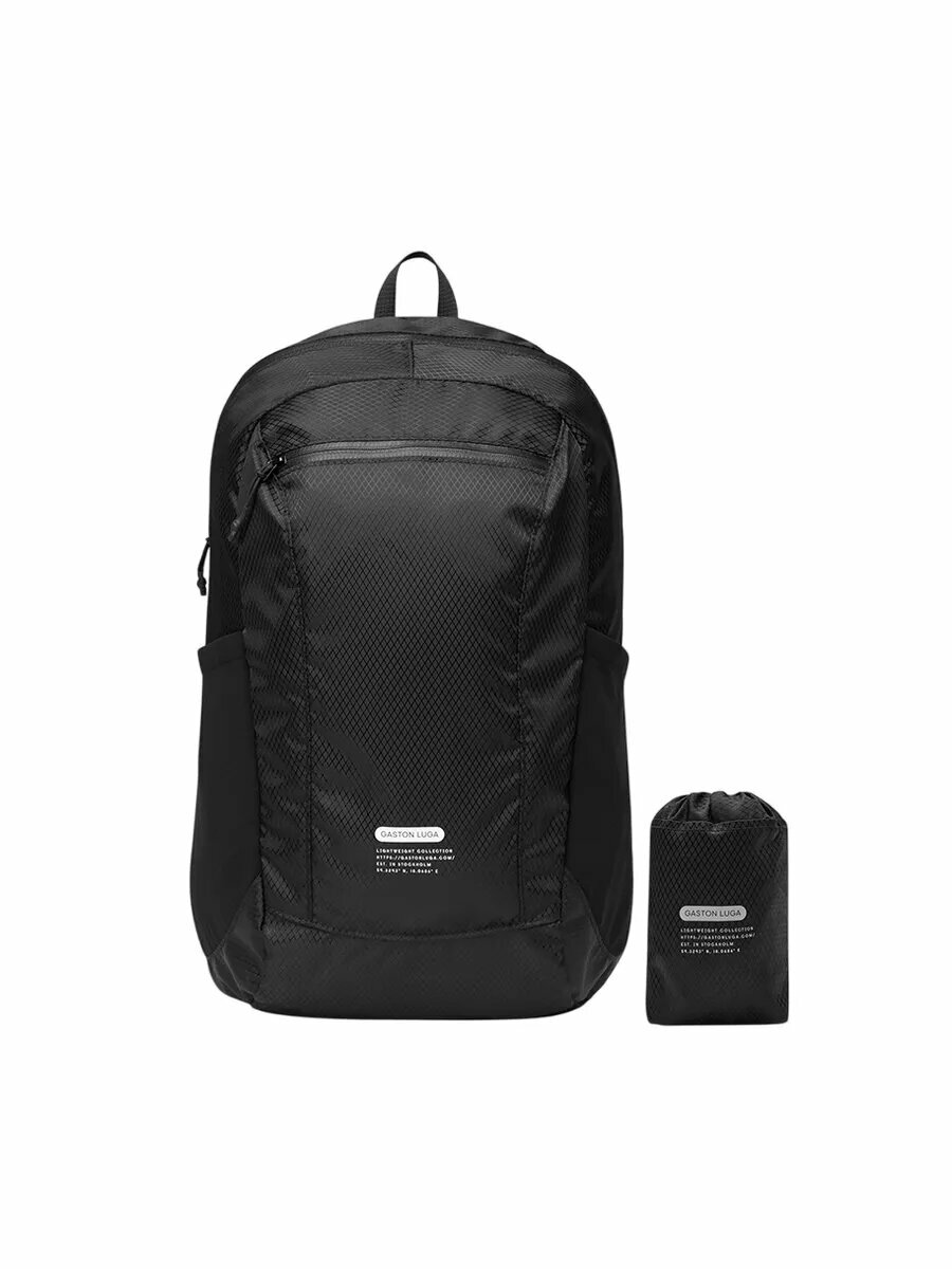 Рюкзак складной легкий Gaston Luga LWPBPBK Lightweight Packable Backpack. Цвет: черный