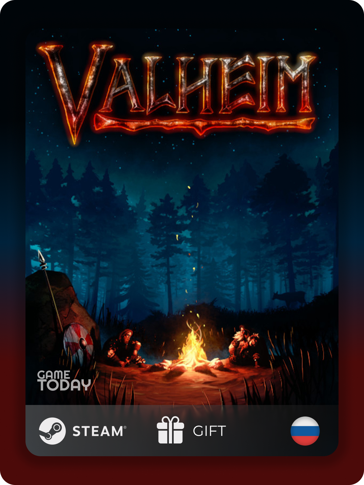 Valheim | Игра в Steam | PC | Mac | Steam Deck | Отправка подарком | Регион активации Россия