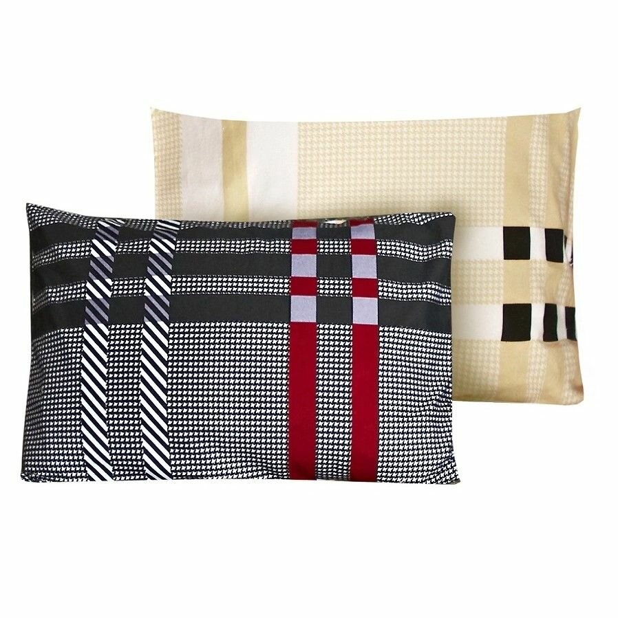 Наволочки 50х70 2 шт, хлопок 100%, Фланель ADT