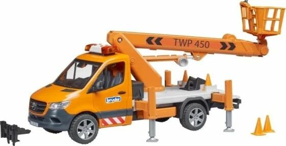 Игрушка Bruder Mercedes Benz Sprinter рабочая платформа