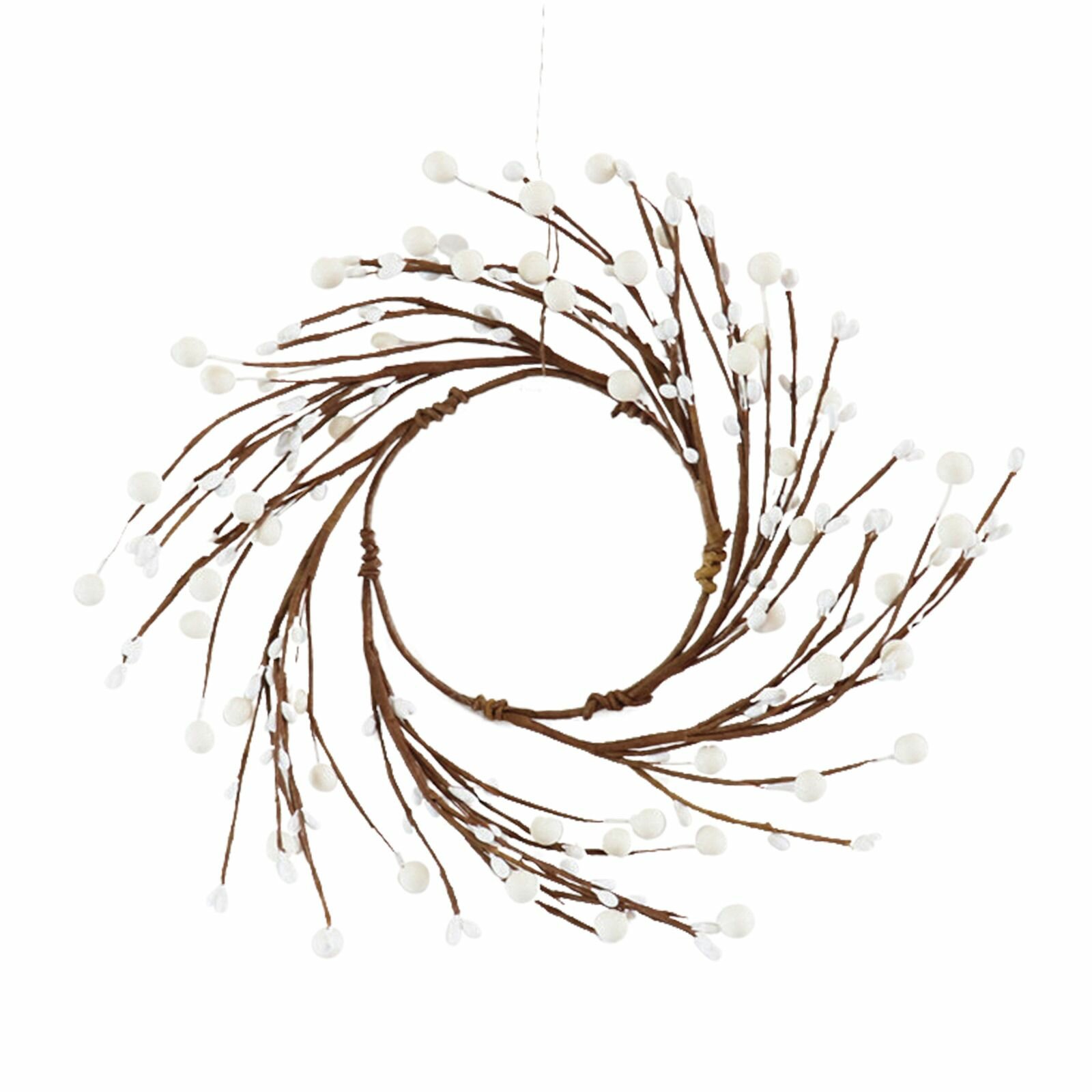 Венок с белыми ягодами