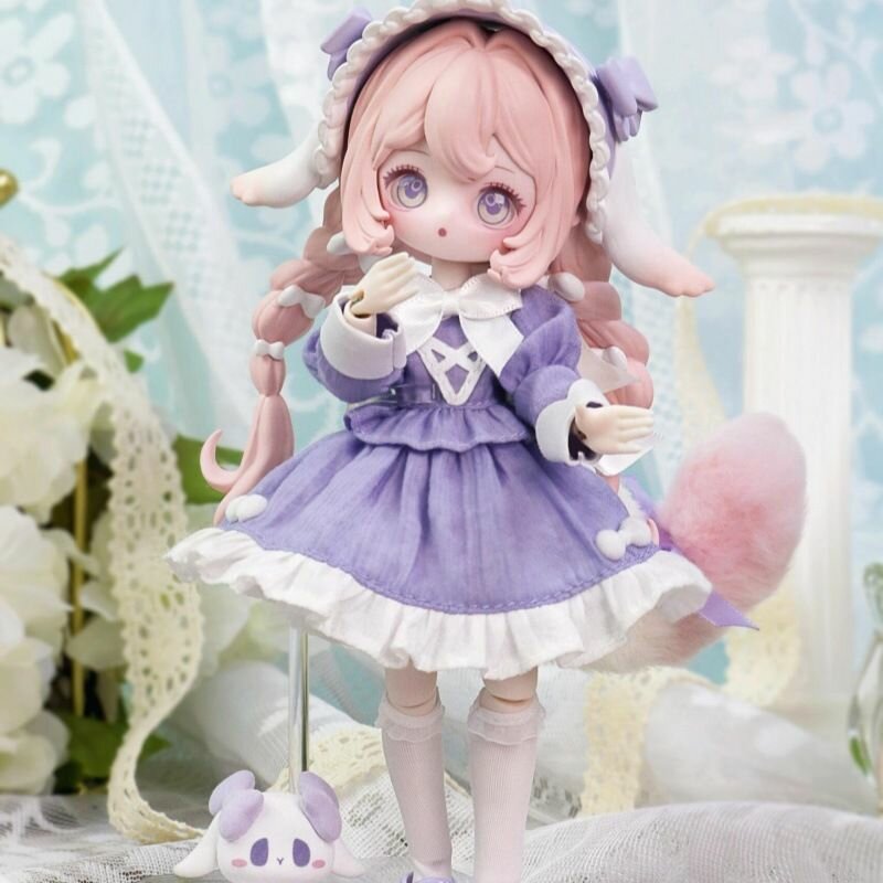 Кукла BJD 1/12 - Коллекционная игрушка-слепок из серии Lulu Lingwuyu для подвижных фигурок