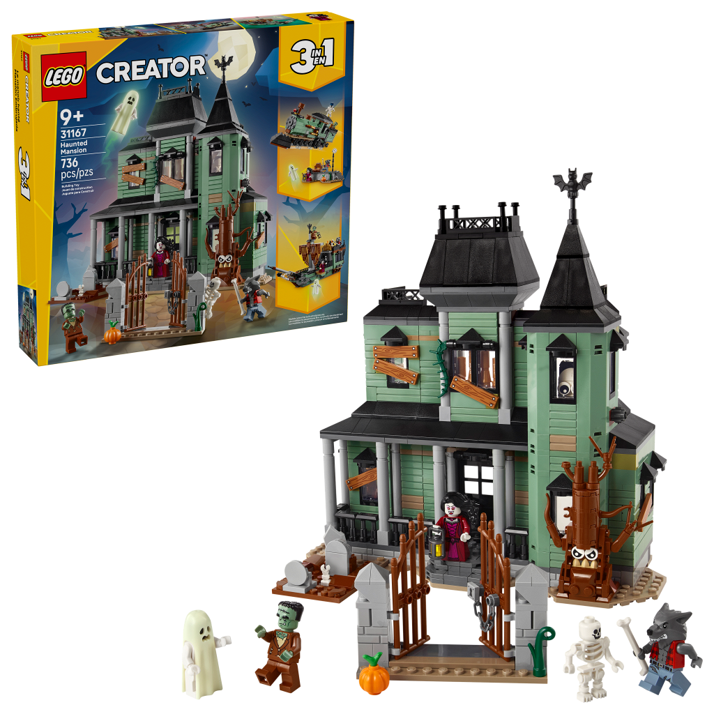 Конструктор LEGO Creator Дом с приведениями 31167(N), 736 деталей, от 9 лет