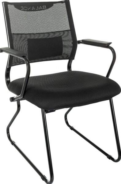 Кресло Бюрократ CH Balance-Av черный Elastic-102 TW-11 сетка/ткань полозья металл черный
