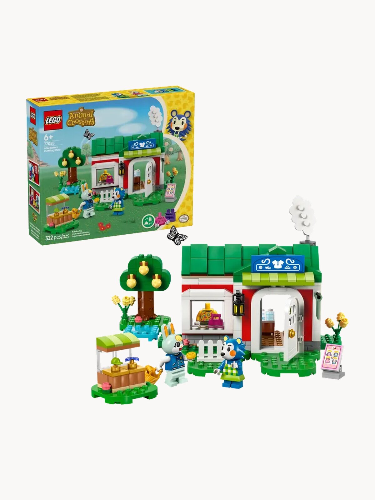 Конструктор LEGO Animal Crossing Магазин одежды сестёр Эйбл 77055, 322 дет.