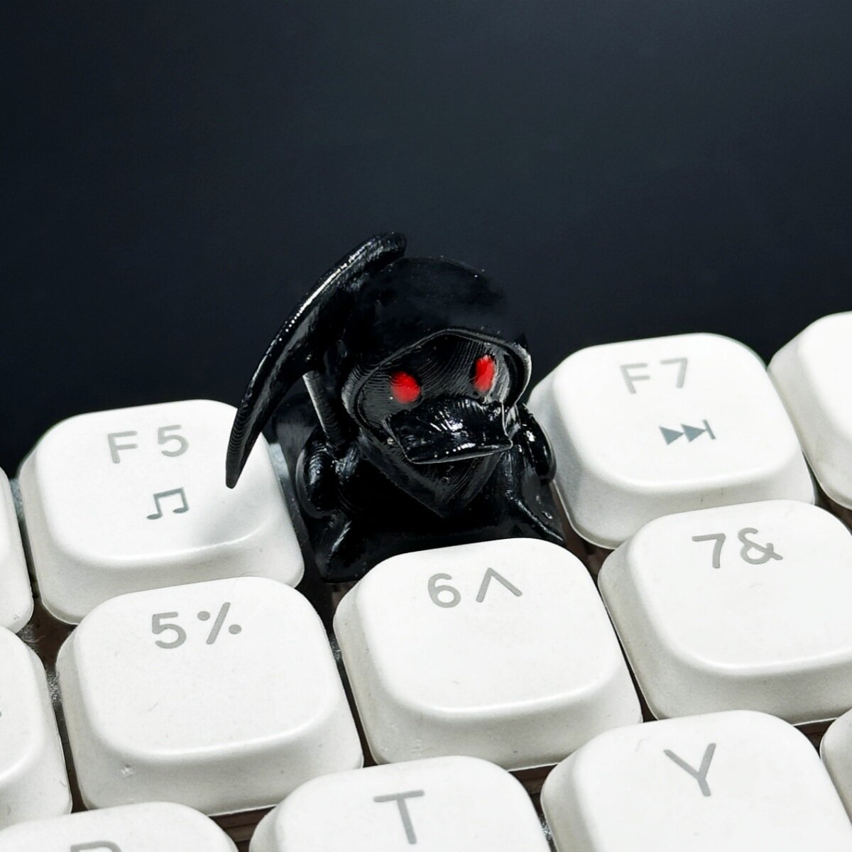 3D полимерная клавиатура на Хэллоуин Devil Duck, индивидуальный крестообразный вал, механическая клавиатура, замена