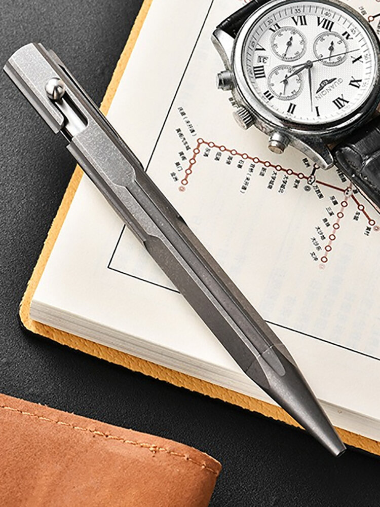 Ручка EDC, многофункциональная, шариковая, из титанового сплава