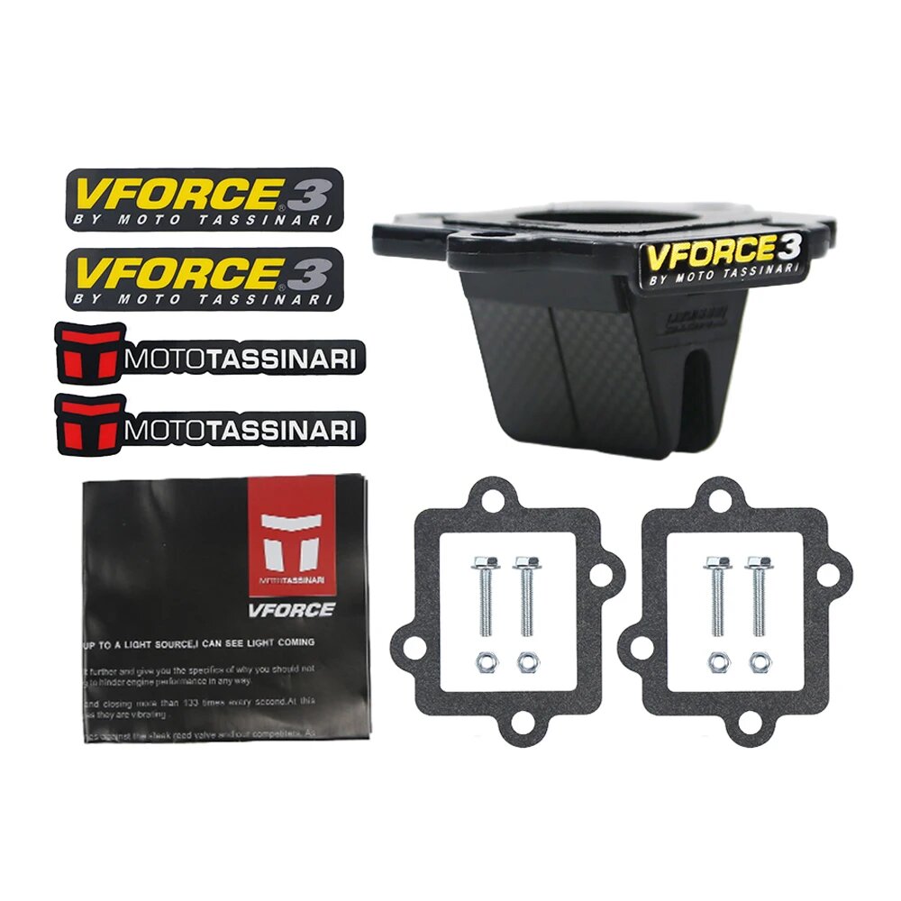 V352A система клетки мотоцикла V-Force, герконовый клапан Vforce 3, углеродное волокно для Yamaha Aerox50 JOG50 CY50 2003-2012