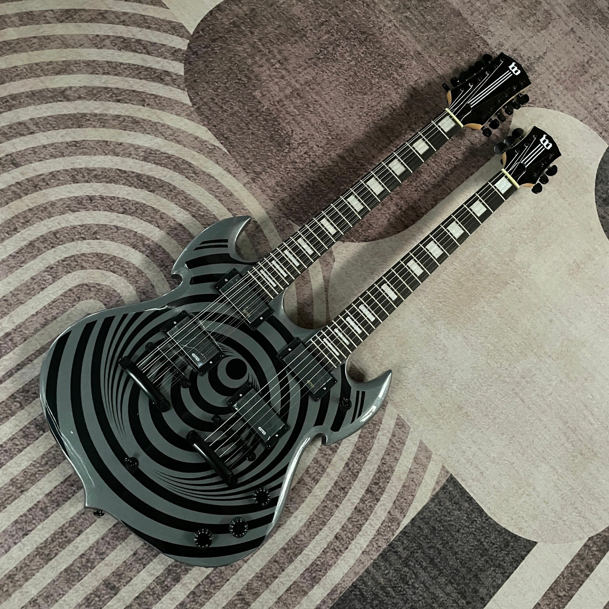 Электрогитара SG ZAKK, 12+6-струнная, произведена в Китае