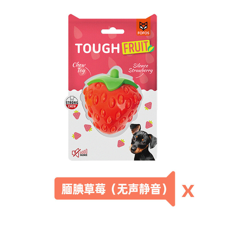 FOFOS два бобра фрукты собака игрушка Овощной крик игрушка для собак моляры звукостойкая Чистка укуса домашнее животное