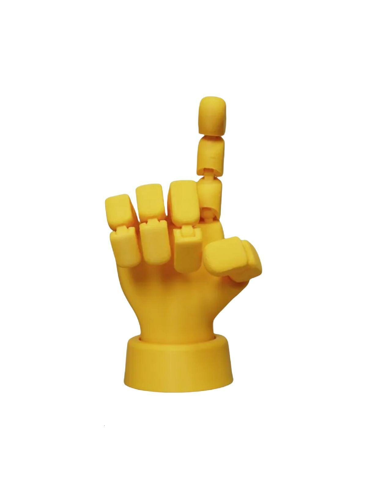 Подвижные суставы Модель руки Подвижные пальцы Манекен Фигурное украшение для рук Подвижные суставы Подарок для рук для женщин мужчин