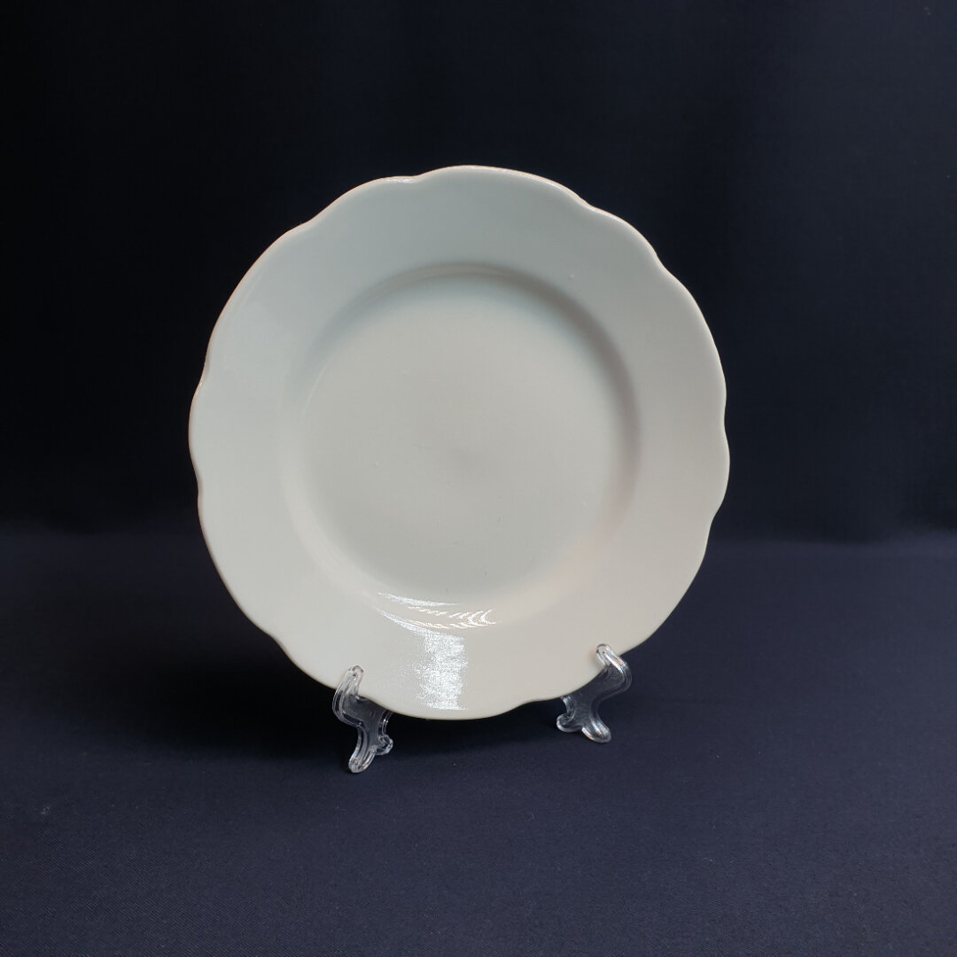 Десертная тарелка, фарфор 20 см, винтаж СССР