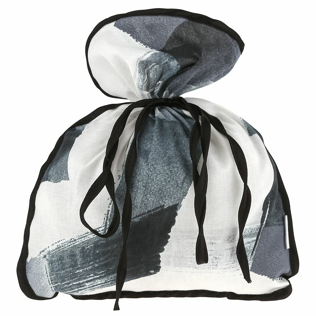 Эко-мешочек Домашняя Мода Лента , из хлопка, с завязками, 25х30 см (М1-2/3-о)