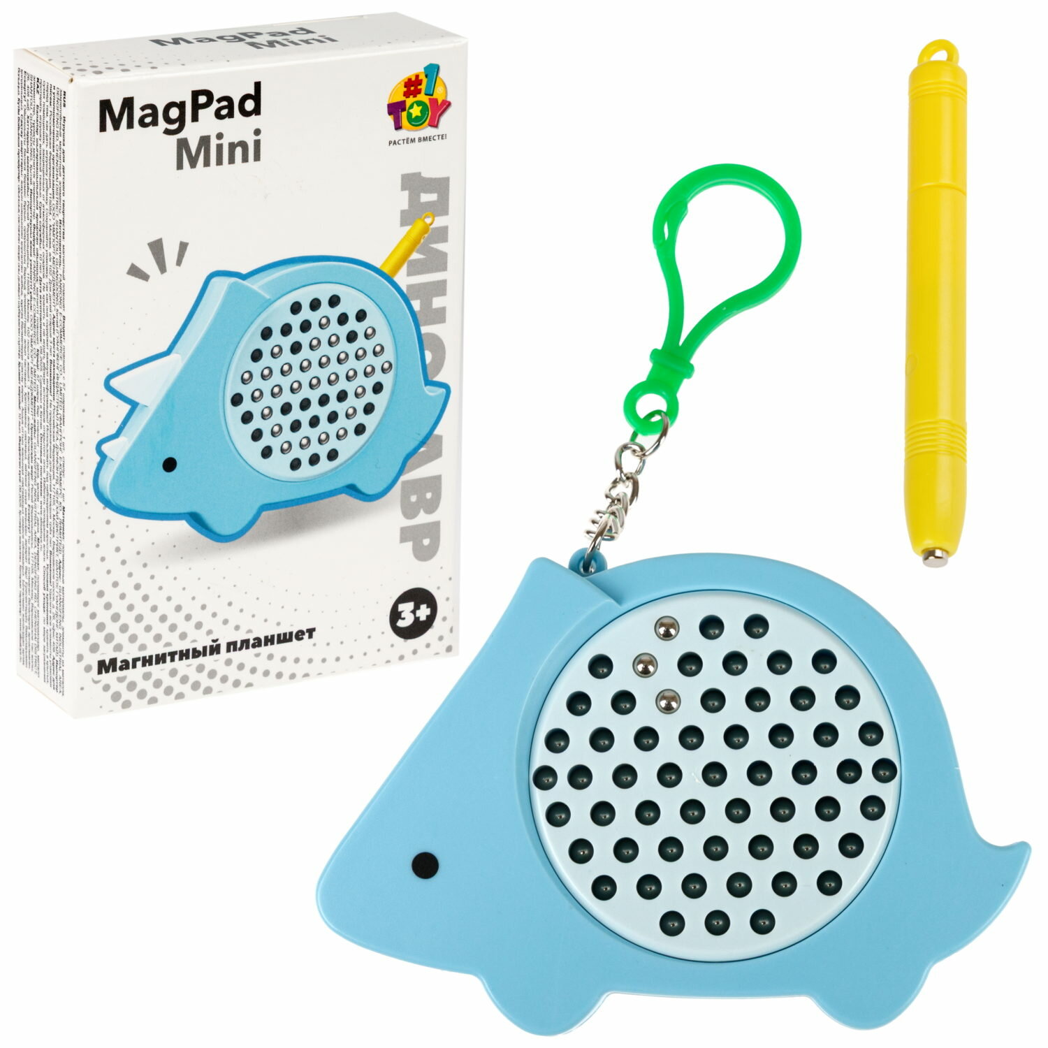 Магнитная мозаика для малышей Доска с магнитными шариками и ручкой