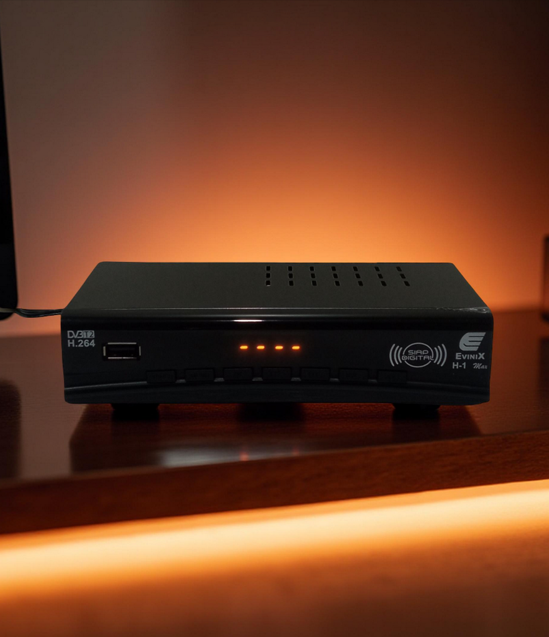 Цифровая ТВ приставка DVB-T2/C Wi-Fi MegogoNet Орбита HD-911DC (черный)