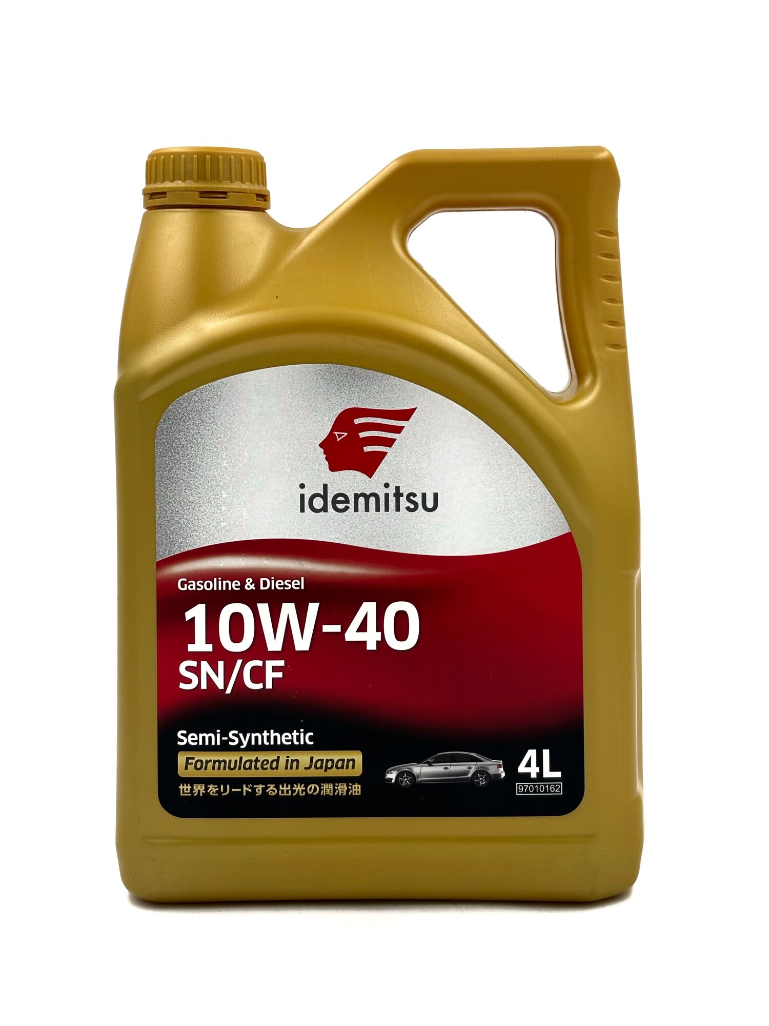 Масло моторное Idemitsu 10W-40 SN/CF, 4 литра, полусинтетическое
