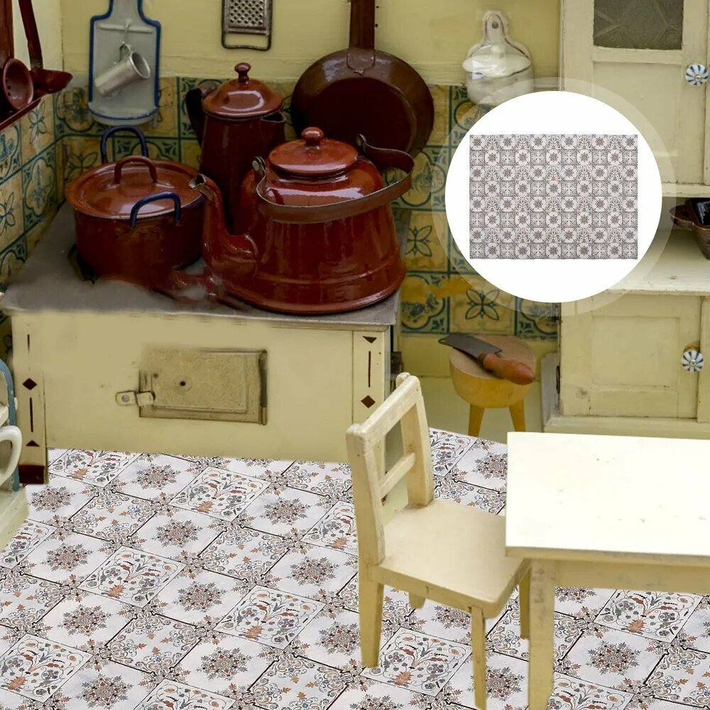 Половое Покрытие Для Миниатюрного Домика, Из Pu-Материала, Для Хобби, 1 Набор