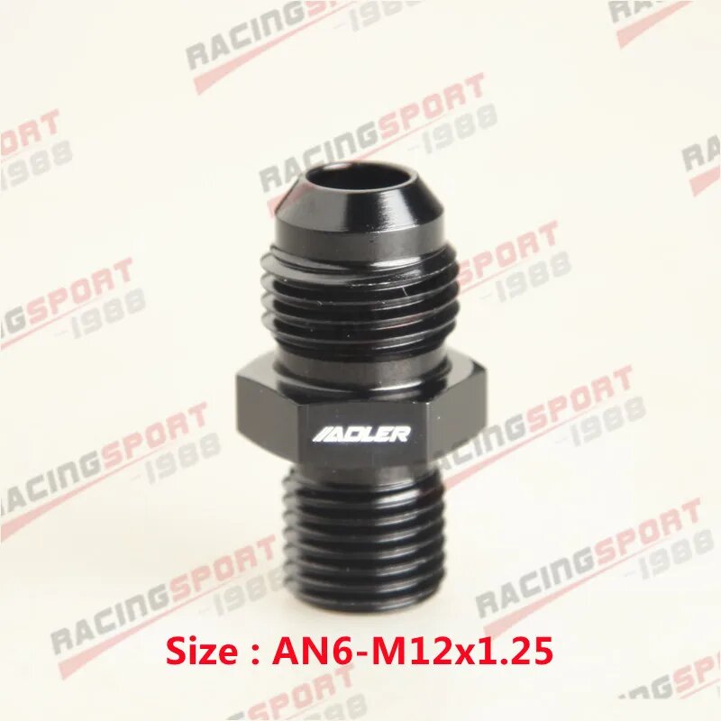 AN6-M12x1.25 прямой фитинг для шланга