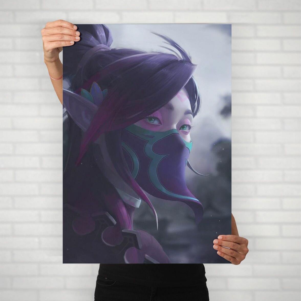 Плакат на стену для интерьера Dota 2 (Templar Assassin 2) - Постер по игре формата A2 (42х60 см)