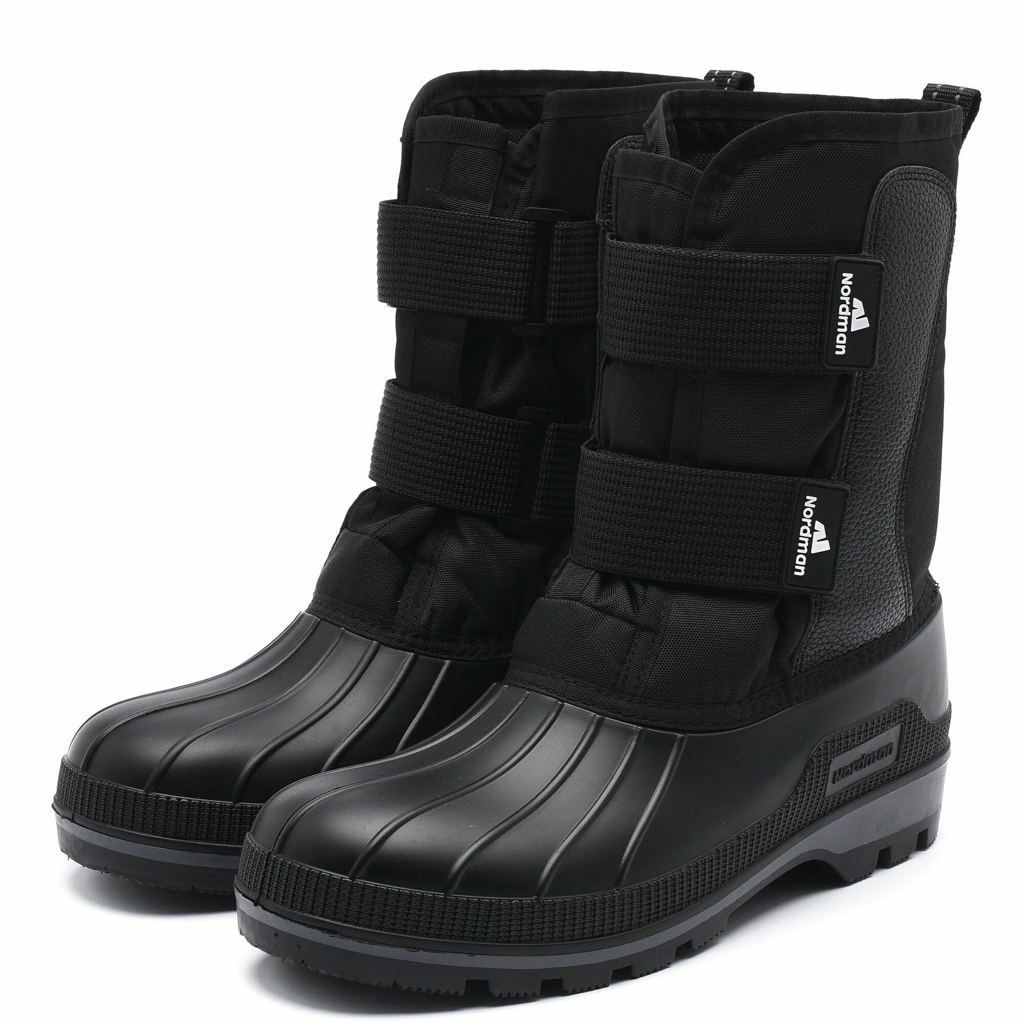 Мужские сноубутсы Nordman Kraft утепленные из ТЭП на липучках, 45