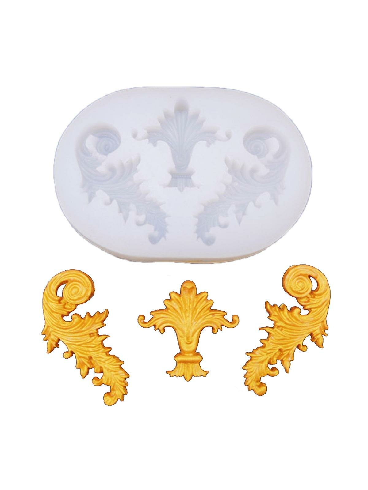 Форма для выпечки торта с тиснением в европейском стиле из помады