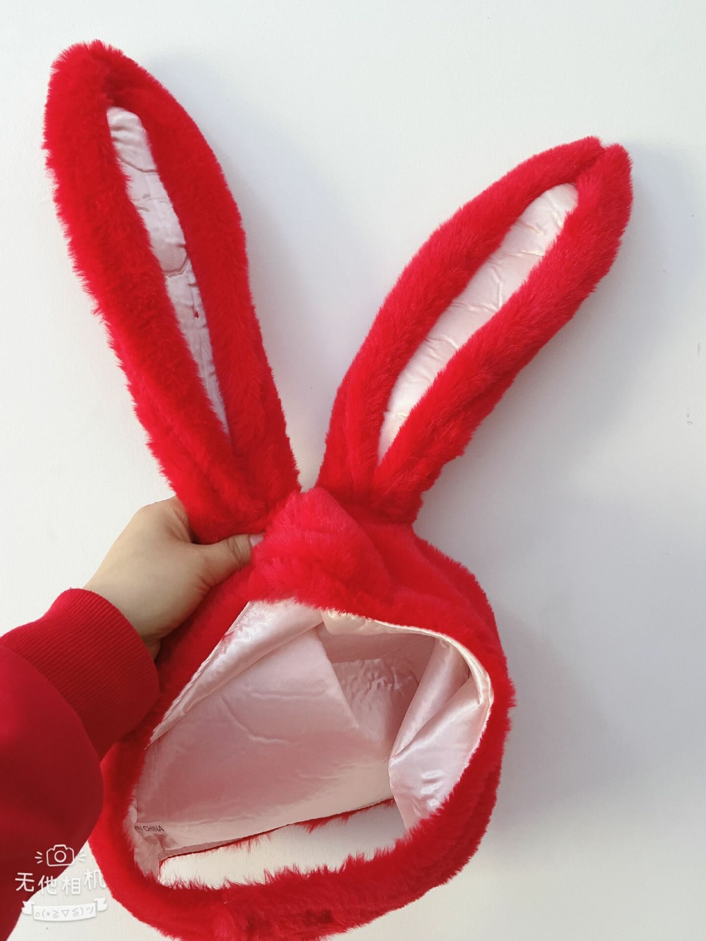 Оптовая мягкая сестра плюшевая Линь Xiaozhai с кроличьими ушками Шляпа Кролик головной убор фото реквизит Красное ухо