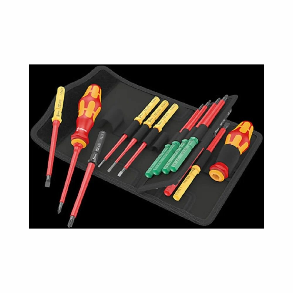 Набор бит WERA Kraftform Kompakt VDE 17 Universal 1 Tool Finder WE-006611