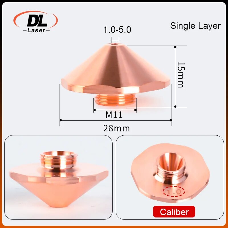DL Bodor D28 Лазерное сопло, 3.5mm, Single Layer