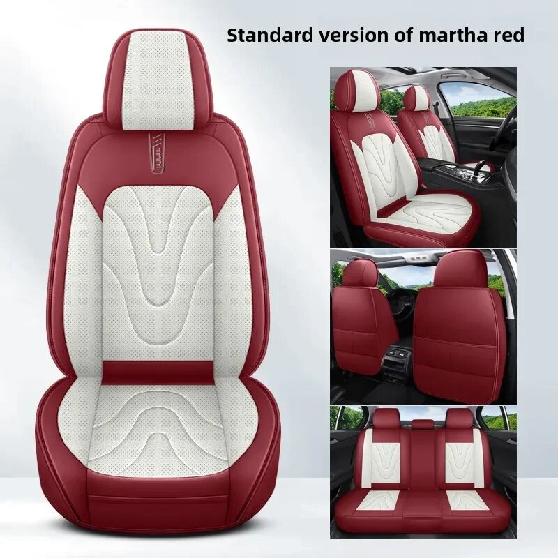 Чехол на автомобильное сиденье с полным покрытием для Lexus LX470 LS460 LX570 RX300 RX350L RX400h RC350 NX300h UX200 UX250h Автомобильные аксессуары White red 5 seats