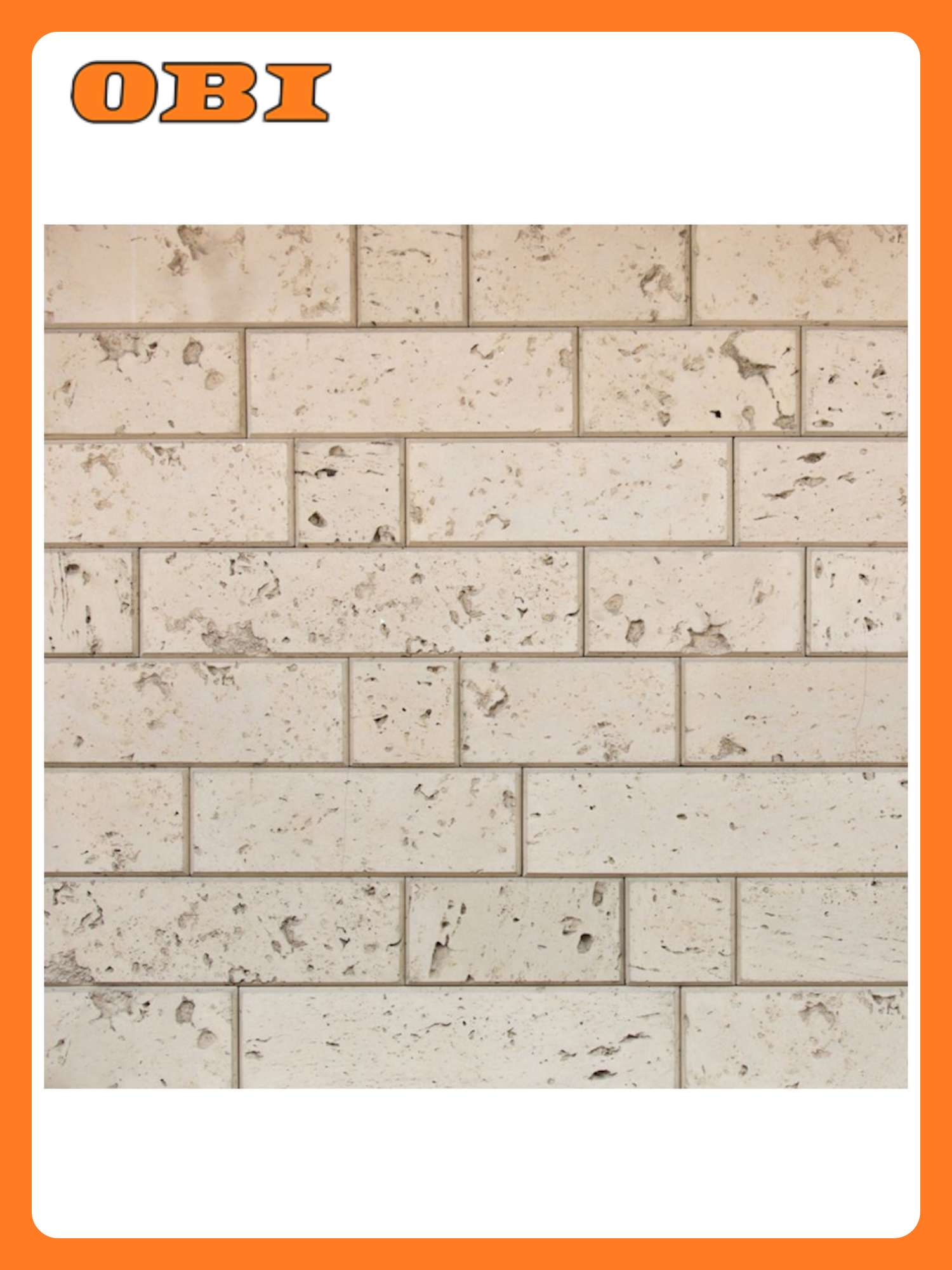 Искусственный камень Atlas Stone Травертин 10 бежевый 1 кв. м