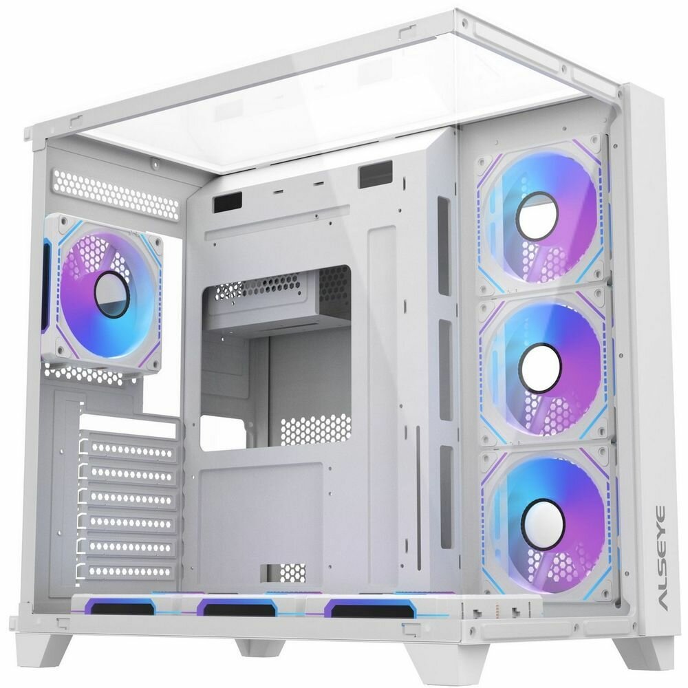 Корпус ALSEYE Vision Ultra W, 4 fans AS.07.0235 без БП, белый