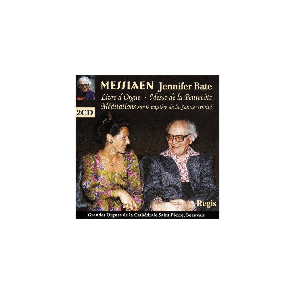 Диск Messiaen, Livre d'Orgue; Messe de la Pentecote; 9 Meditations sur le Mystere de la Sainte Trinite. (2 CD)