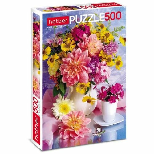 Пазл 500 шт. "Романтический букет" 48*33 02480 "Hatber"
