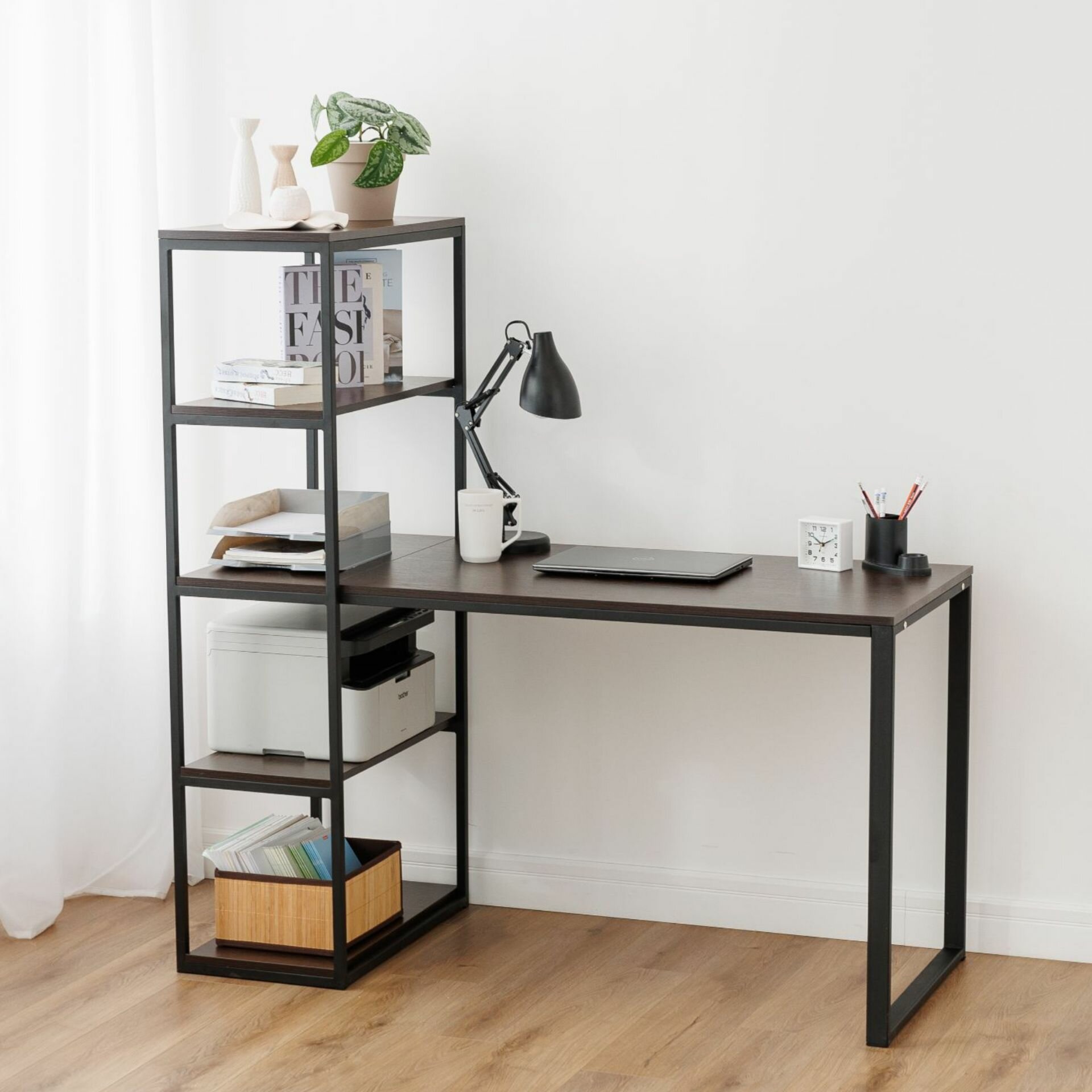 Стол письменный, офисный, компьютерный Георг, Венге, 140х60х75см