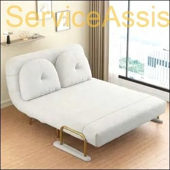 Диван-кровать, механизм Реклайнер, На пол, 100х70х80 см, светло-бежевый