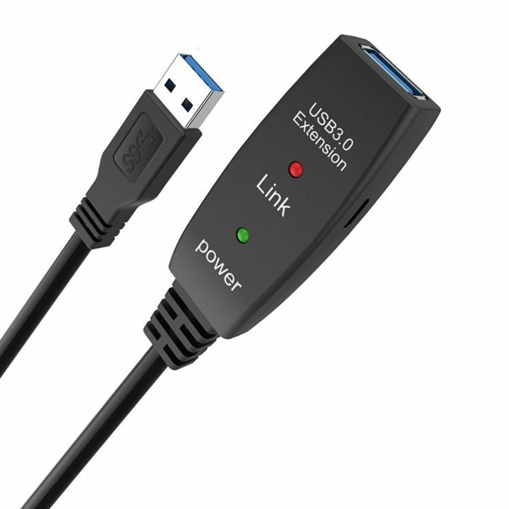 Удлинительный шнур USB3.0 с усилителями сигнала Active Repeater USB -мужчина к женскому удлинителю для беспроводного адаптера NetWrok, 5m