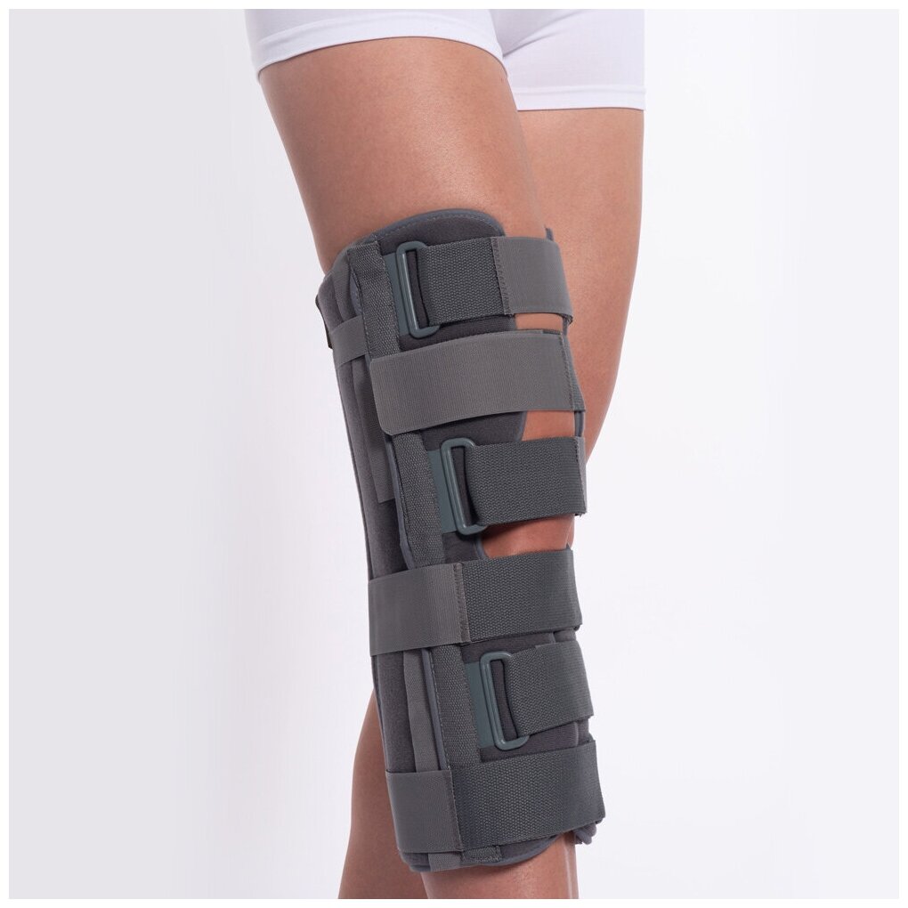 Тутор Fosta FS1205 на коленный сустав, размер L, универсальный, серый