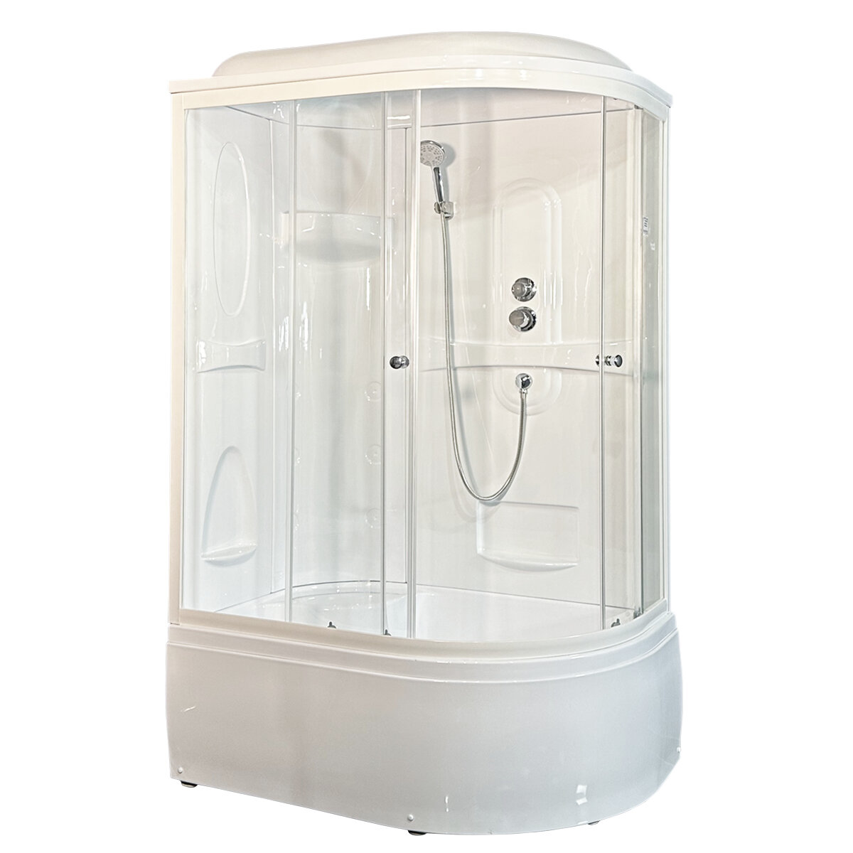 Душевая кабина Royal Bath B8120BK1-T-L прозрачное
