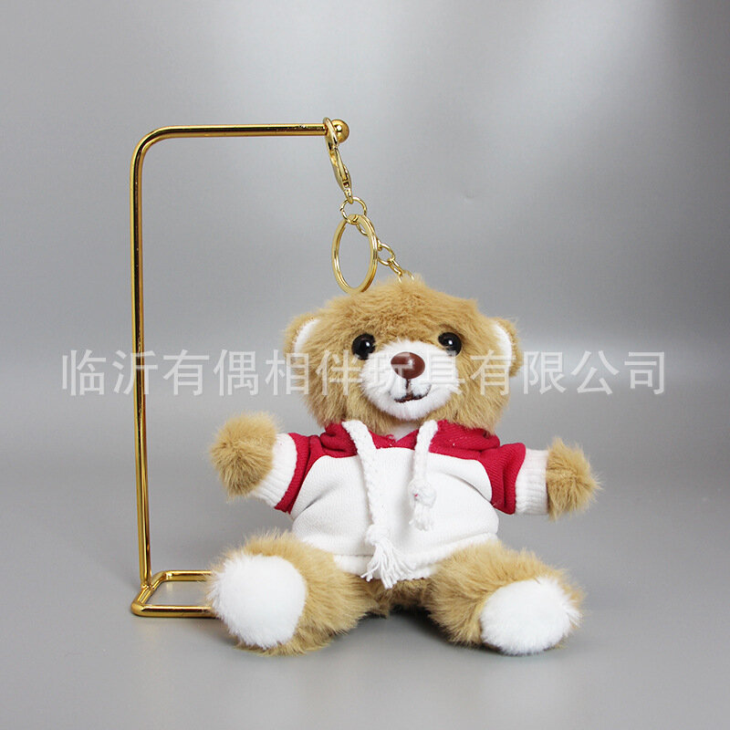 Медвежья подвеска, свитшот в тон, брелок с плюшевым мишкой, популярная кукла, милый подарок, индивидуальный логотип