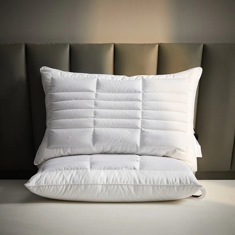 Двухсторонняя подушка из гречихи для взрослых white