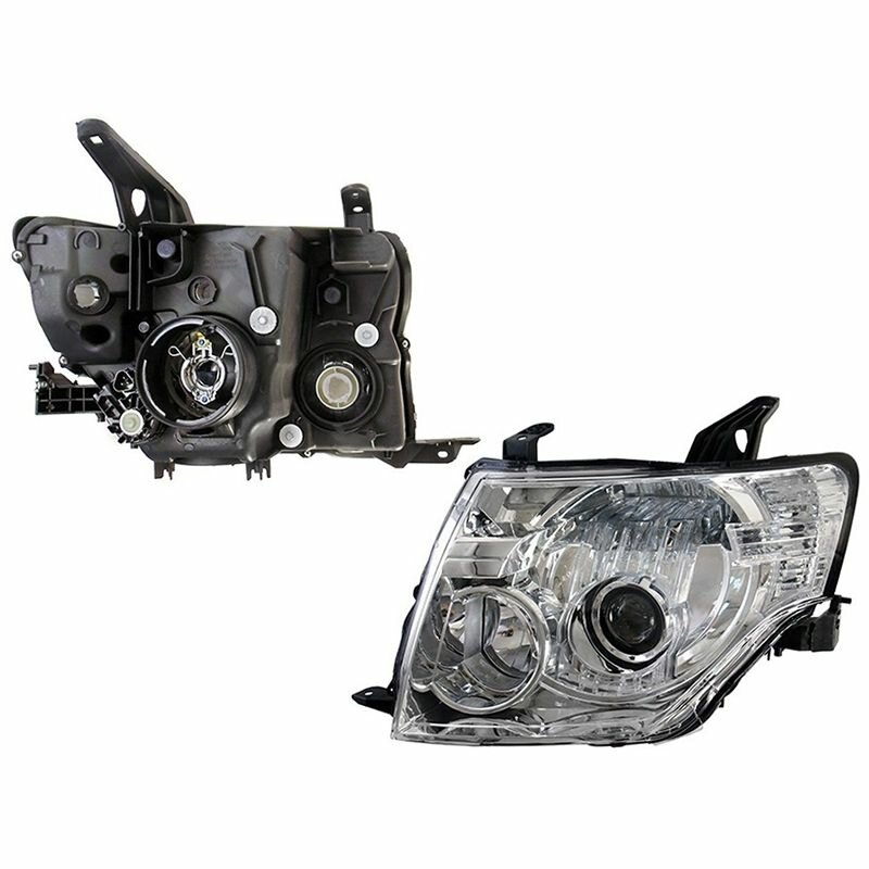 Фара левая для Мицубиси Паджеро 4 2006-2022 ксенон ! под штатный ксенон, Mitsubishi Pajero 4 фара левая 214-1186L, oem 8301A895