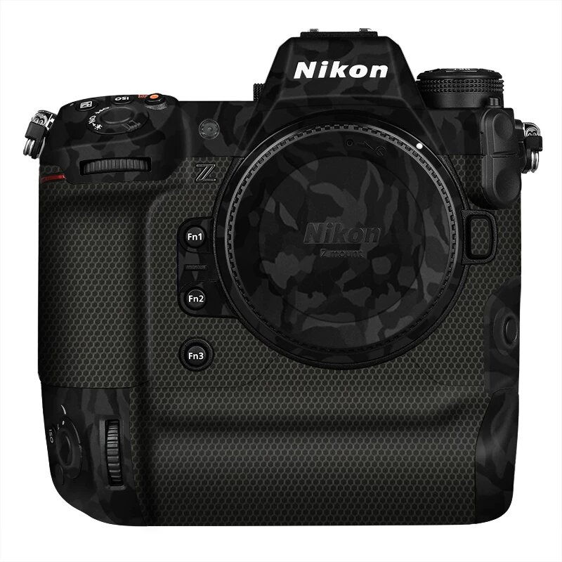 Полная защита 3M пленки для камеры Nikon Z9 с черным камуфляжным рисунком тени, защитная пленка для зеркального