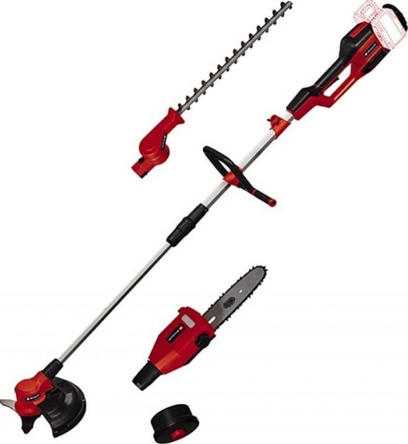 Триммер аккумуляторный Einhell GE-LM 36/4in1 Li +2 акк 4.0+ЗУ (плюс насадки: высоторез, кусторез)